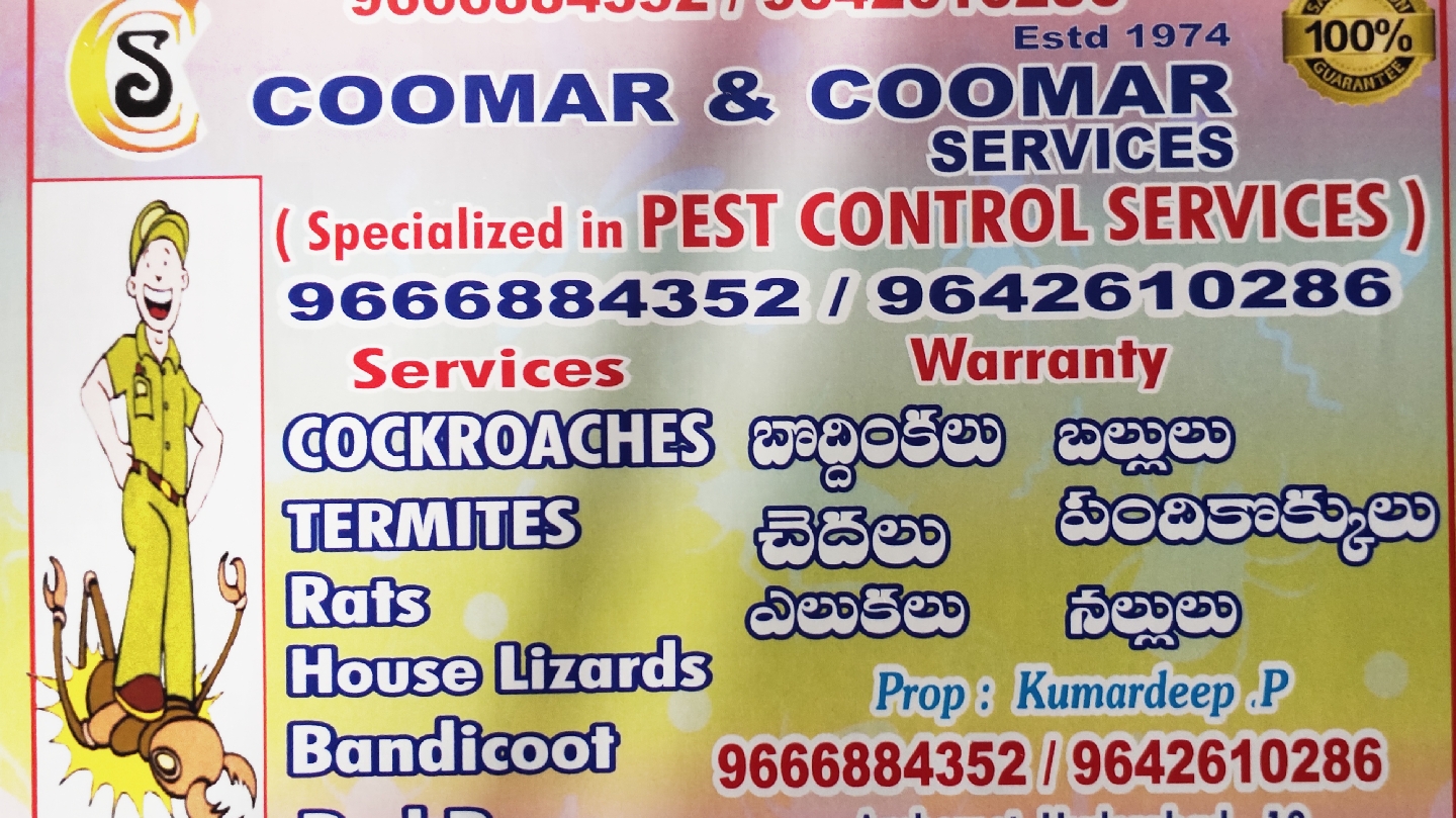 Coomar and Coomar Services in Sarada Nagar - Best pest control service ...