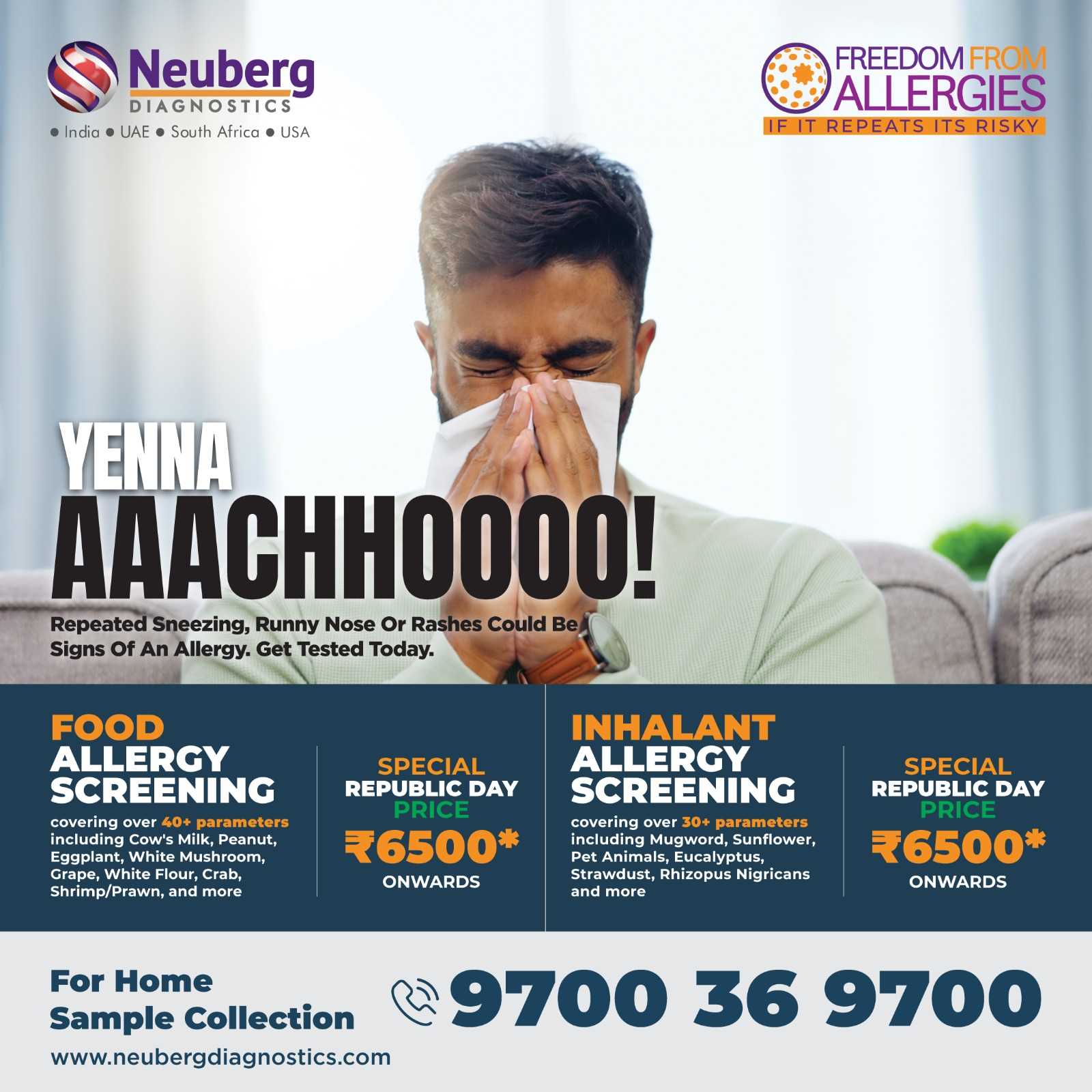 Neuberg Diagnostics | Home Collection | Blood Test Lab - Hastinapuram ...